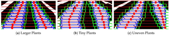 Autonomous Crop Row Guidance Using Adaptive Multi-ROI in Strawberry Fields