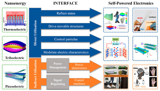 The Interface between Nanoenergy and Self-Powered Electronics