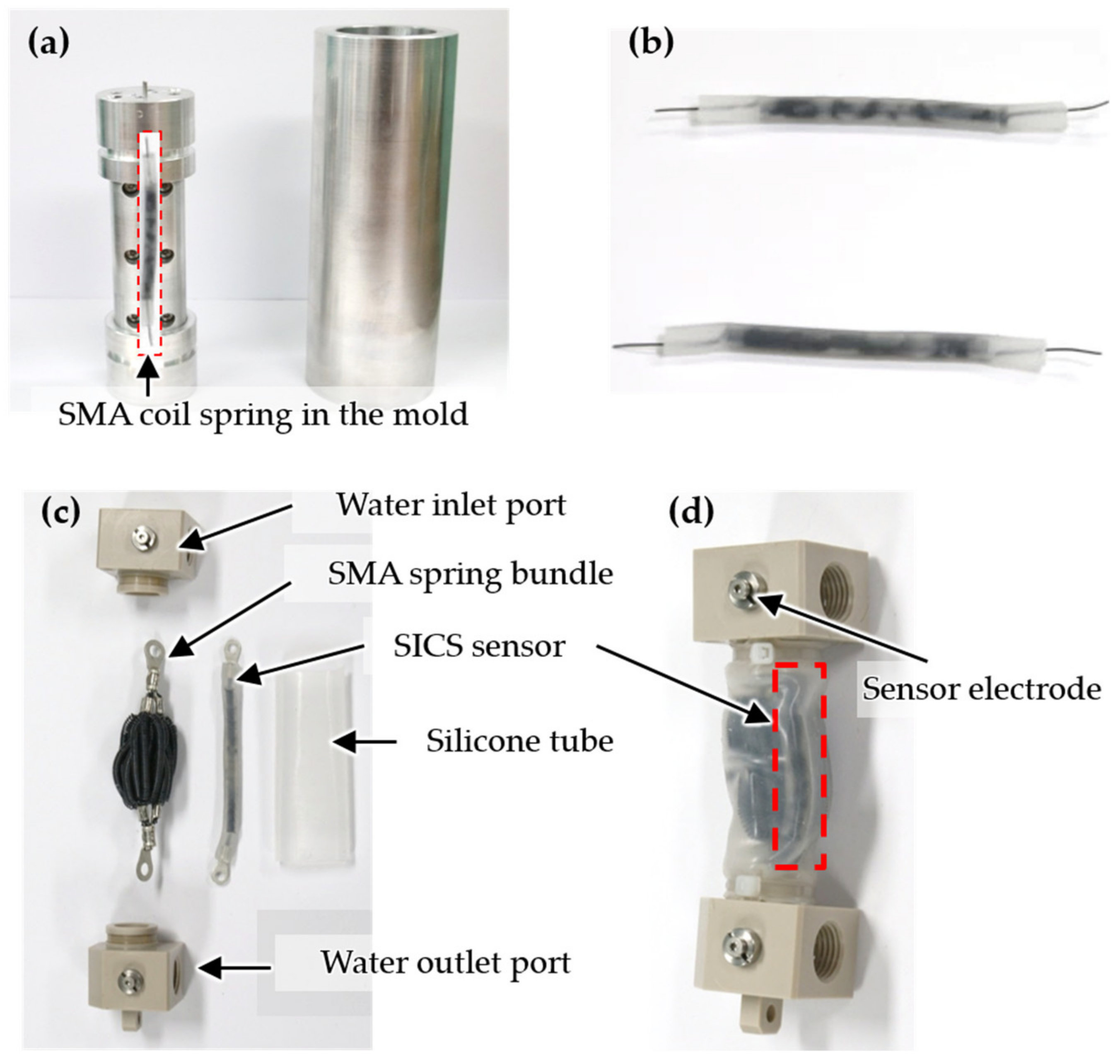 Soft Inductive Coil Spring Strain Sensor Integrated with SMA Spring ...