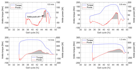 Torque Curve Optimization of Ankle Push-Off in Walking Bipedal Robots Using Genetic Algorithm