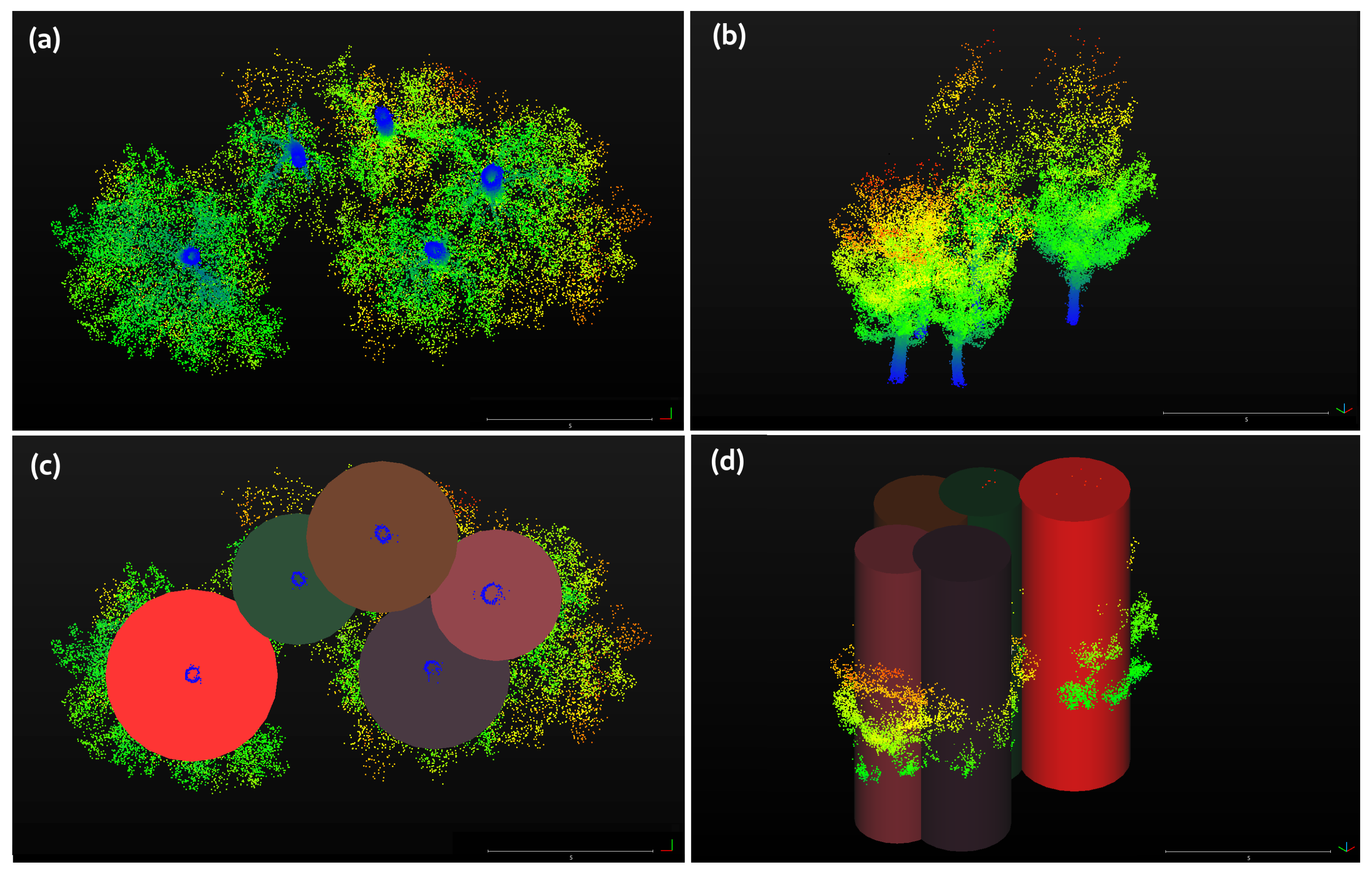 Individual Tree Segmentation Method Based on Mobile Backpack LiDAR Point Clouds
