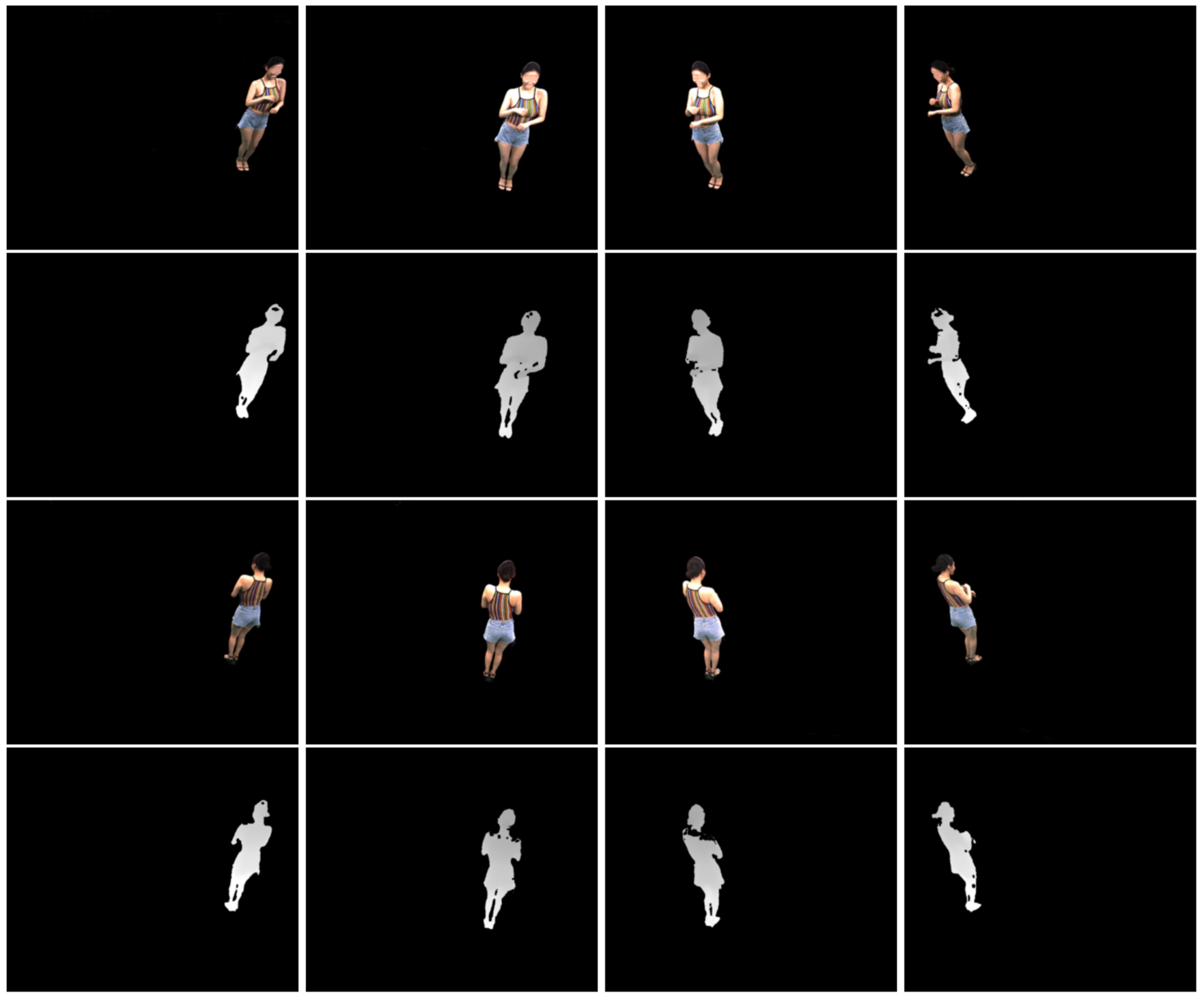 Colored Point Cloud Registration by Depth Filtering