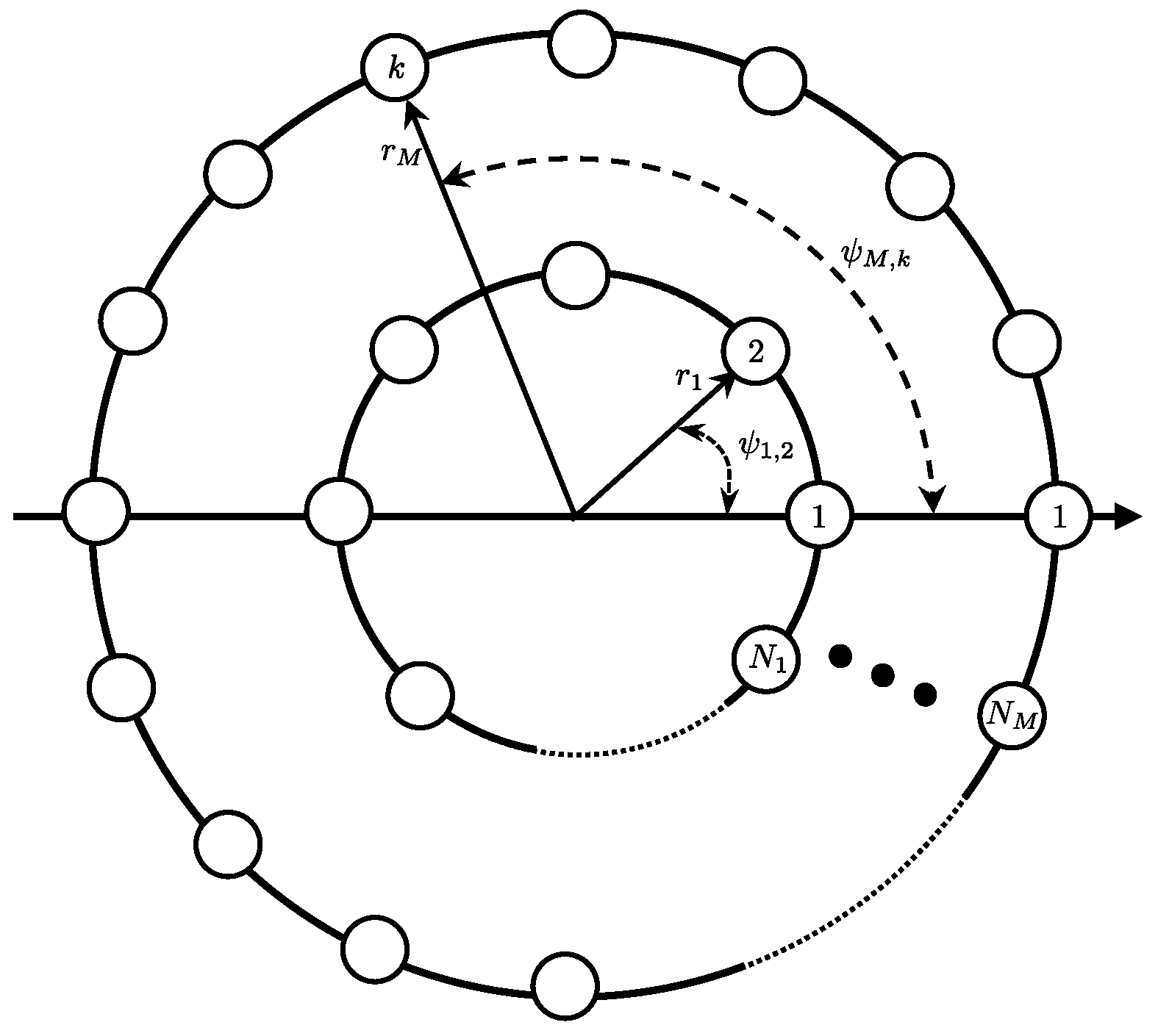 Constant-Beamwidth Beamforming with Concentric Ring Arrays