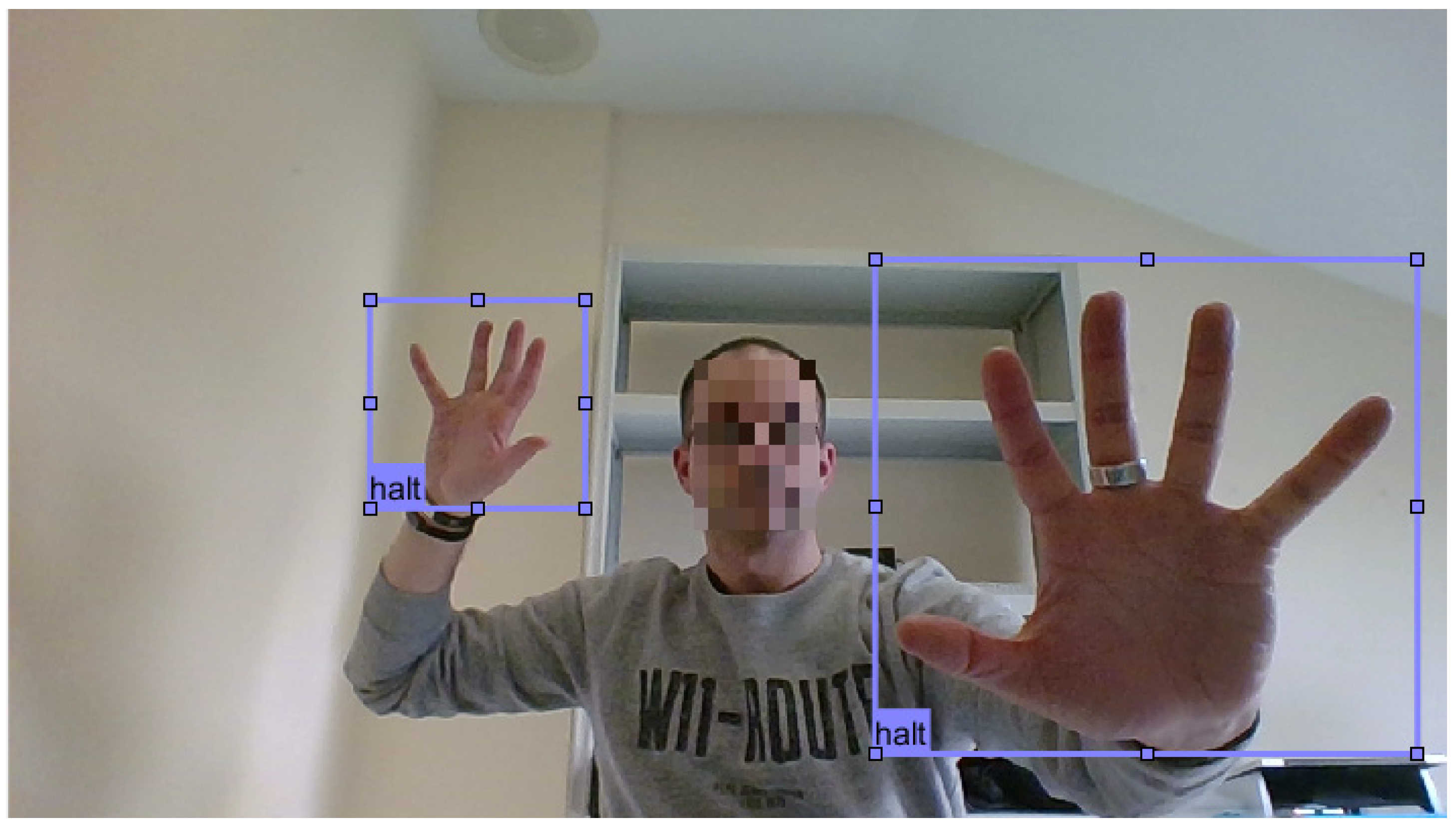 Gesture-Based Human Machine Interaction Using RCNNs in Limited Computation Power Devices