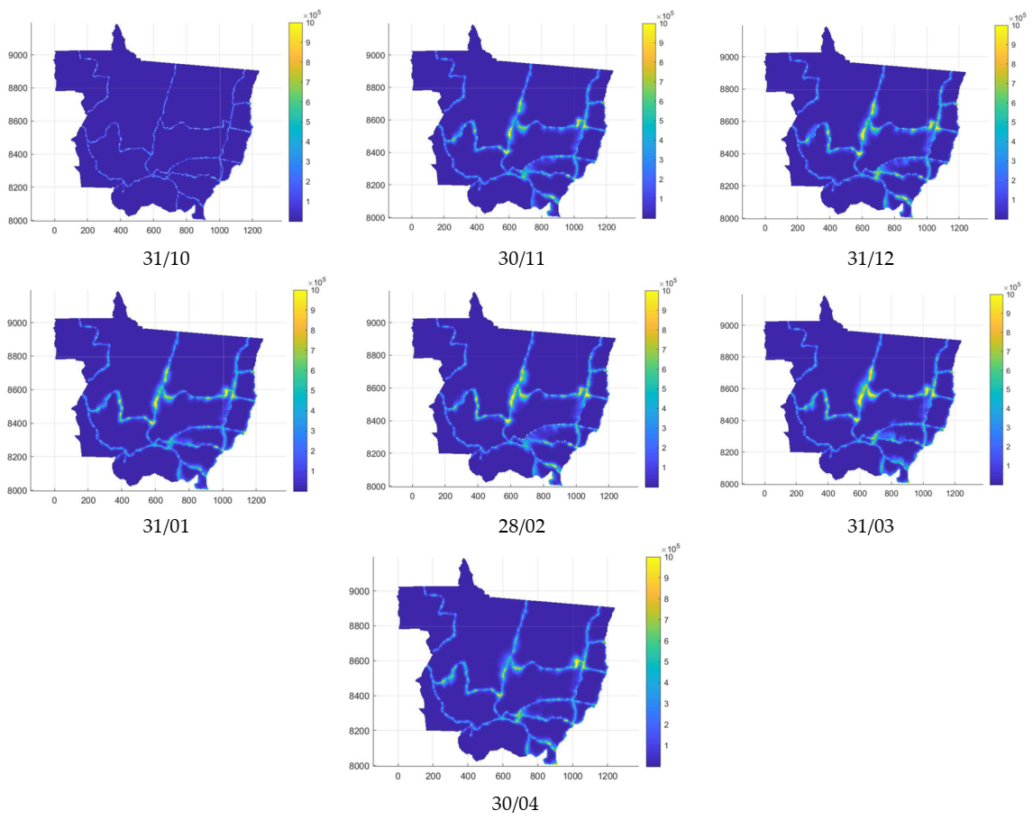 Spatio-Temporal Modeling and Simulation of Asian Soybean Rust Based on Fuzzy System