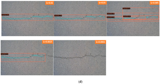 Crack Detection and Comparison Study Based on Faster R-CNN and Mask R-CNN