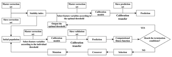 Algorithm of Stability-Analysis-Based Feature Selection for NIR Calibration Transfer