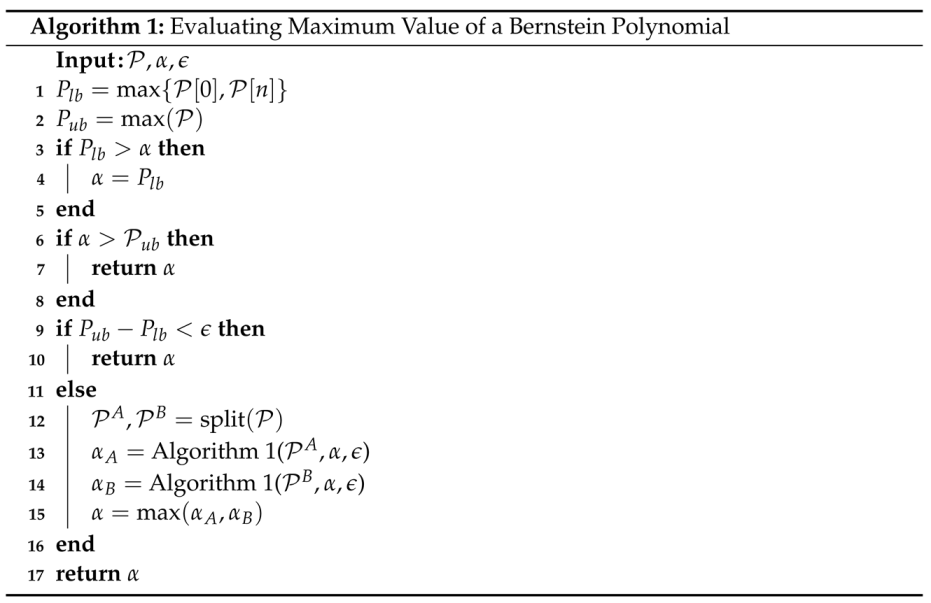 Bernstein Polynomial-Based Method for Solving Optimal Trajectory Generation Problems