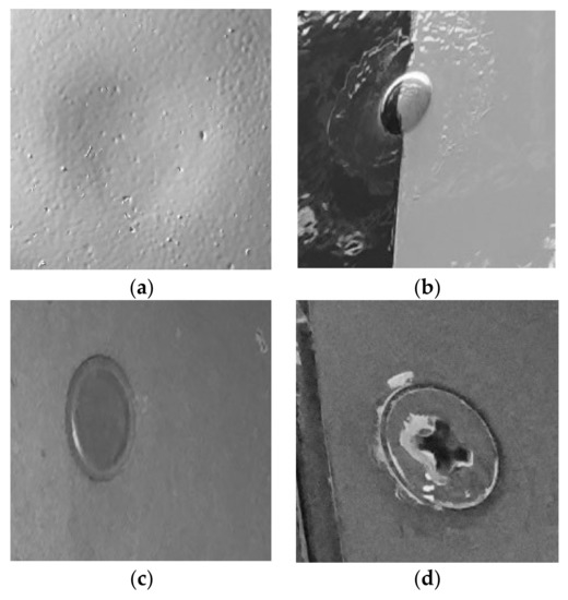 Defects Recognition Algorithm Development from Visual UAV Inspections