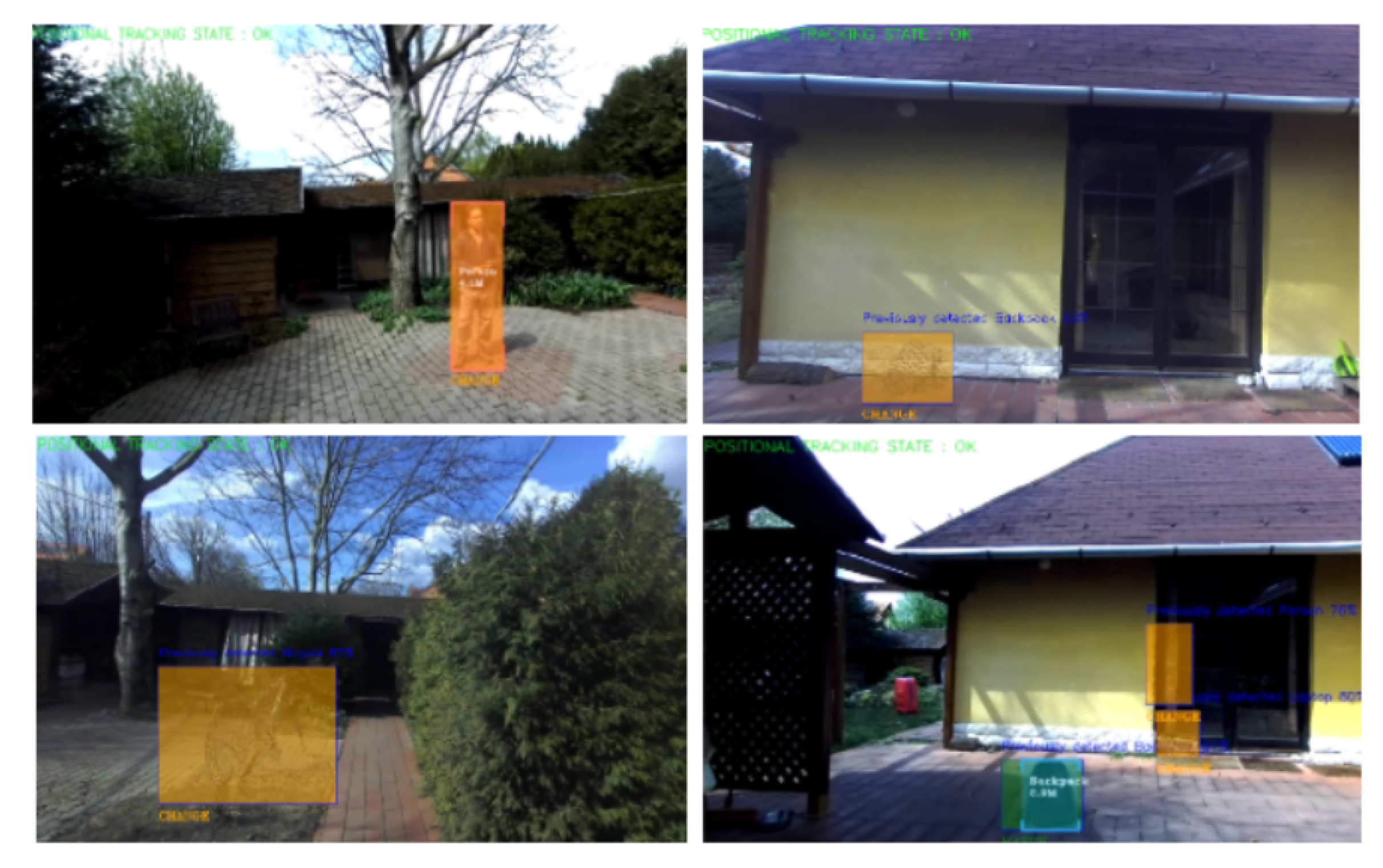 Object-Based Change Detection Algorithm with a Spatial AI Stereo Camera