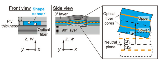 Strip-Type Embeddable Shape Sensor Based on Fiber Optics for In Situ ...