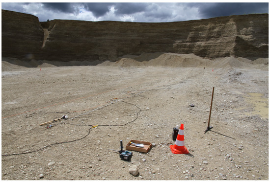 Near-Surface Seismic Measurements in Gravel Pit, over Highway Tunnel ...