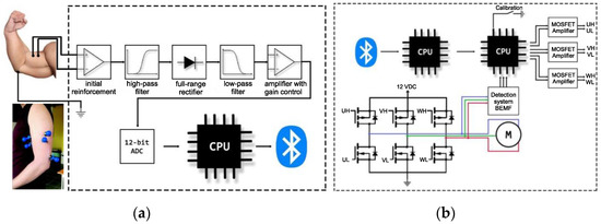 Sensors | Free Full-Text | Control of Brushless Direct-Current Motors Using Bioelectric EMG Signals