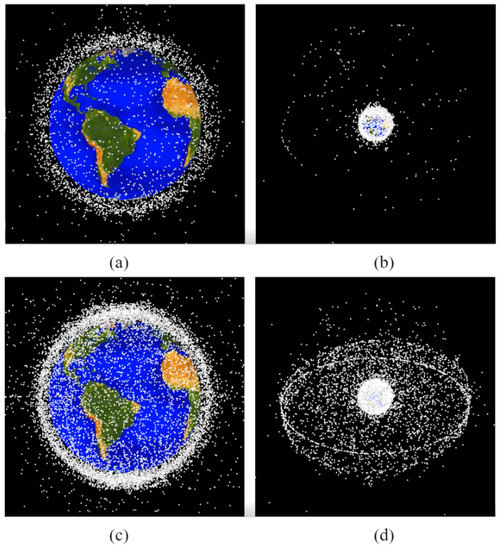 Autonomous Trajectory Generation Comparison for De-Orbiting with Multiple Collision Avoidance