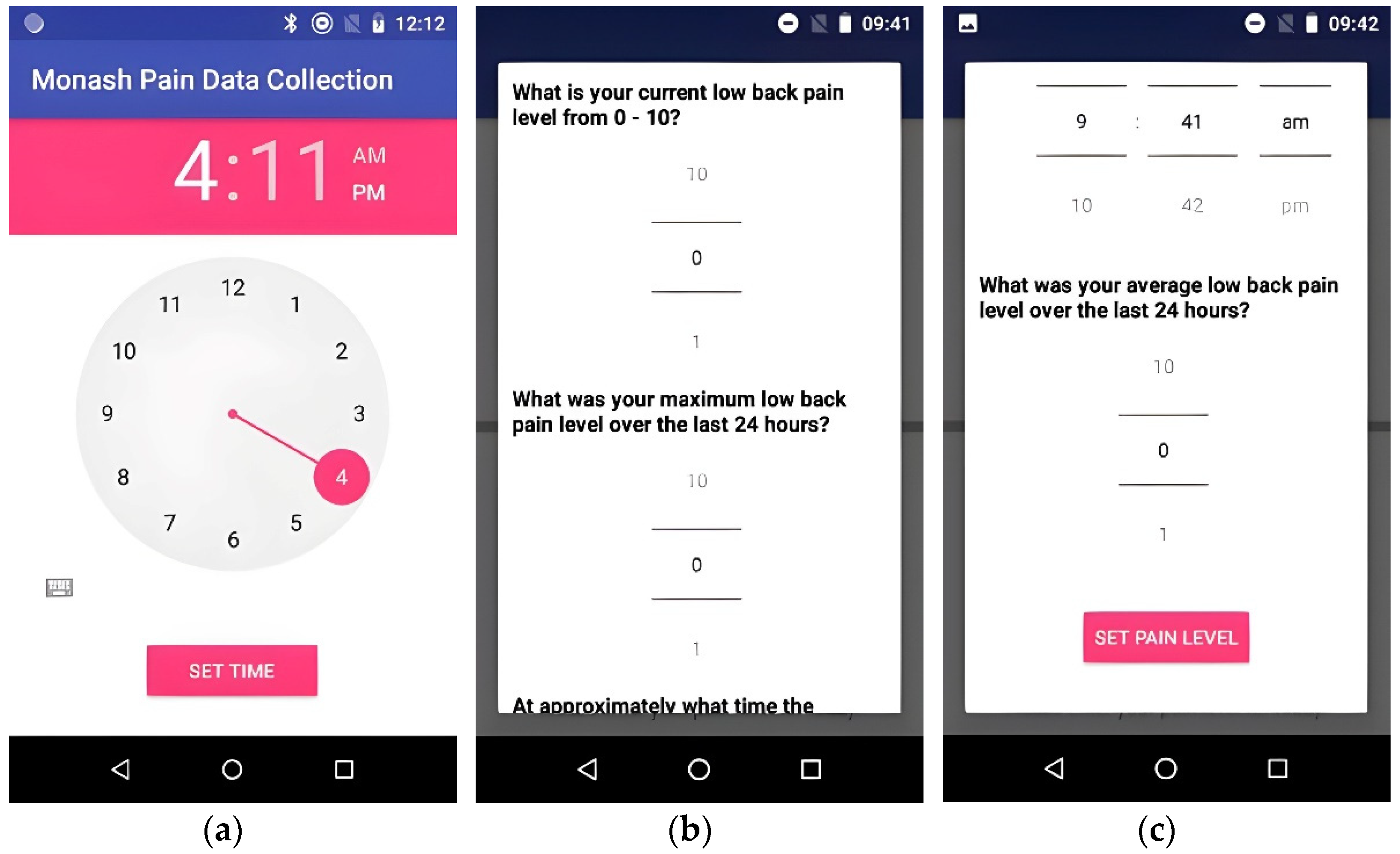 Smartphone-Based Ecological Momentary Assessment for Collecting Pain ...