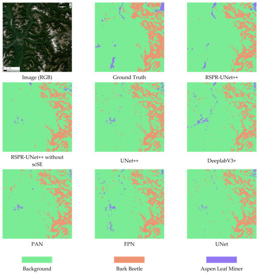 Detecting Pest-Infested Forest Damage through Multispectral Satellite Imagery and Improved UNet++