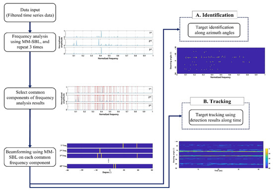 Passive Sonar Target Identification Using Multiple-Measurement Sparse Bayesian Learning