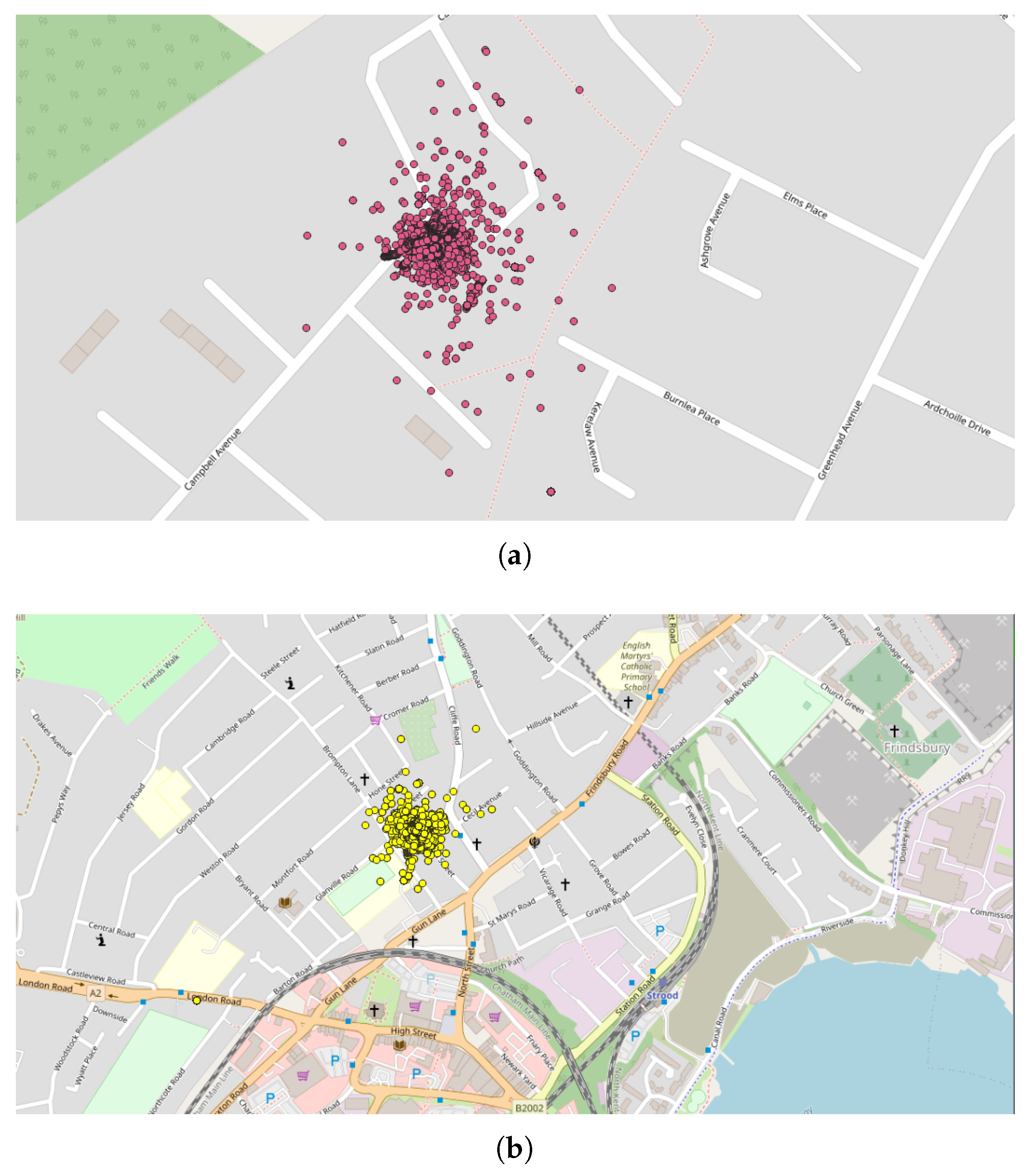 Sensors | Free Full-Text | Using a Clustering Method to Detect Spatial Events in a Smartphone ...
