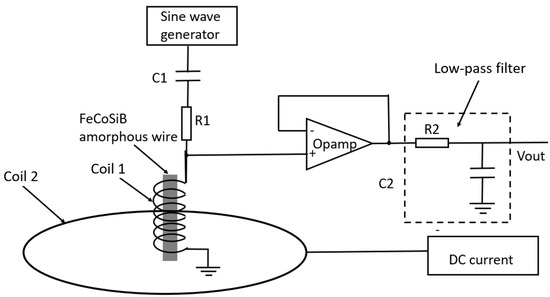 A Magnetic Sensor Based on the Nonlinear Effect of Co-Rich Amorphous Wire