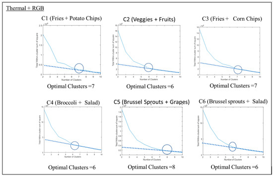 Food Image Segmentation Using Multi-Modal Imaging Sensors with Color and Thermal Data