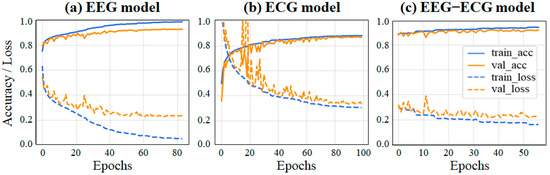 Cross-Domain Transfer of EEG to EEG or ECG Learning for CNN Classification Models