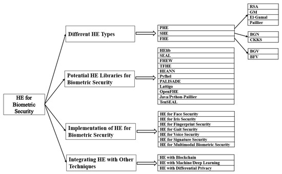 A Review of Homomorphic Encryption for Privacy-Preserving Biometrics