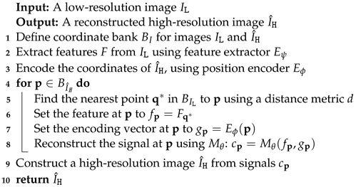 SR-FEINR: Continuous Remote Sensing Image Super-Resolution Using Feature-Enhanced Implicit ...
