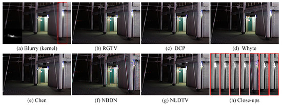 Nonlinear Deblurring for Low-Light Saturated Image