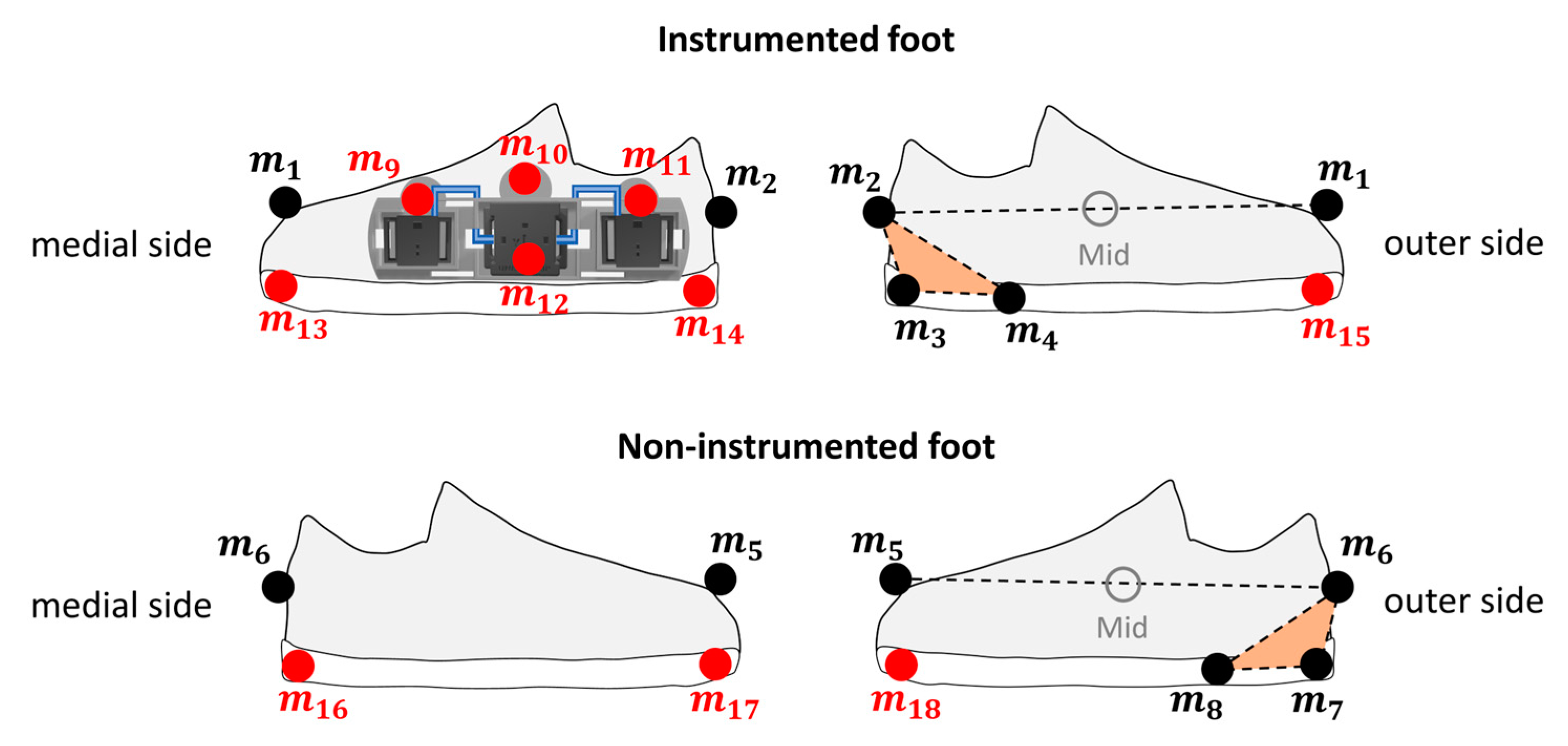Sensors | Free Full-Text | Base of Support, Step Length and Stride ...