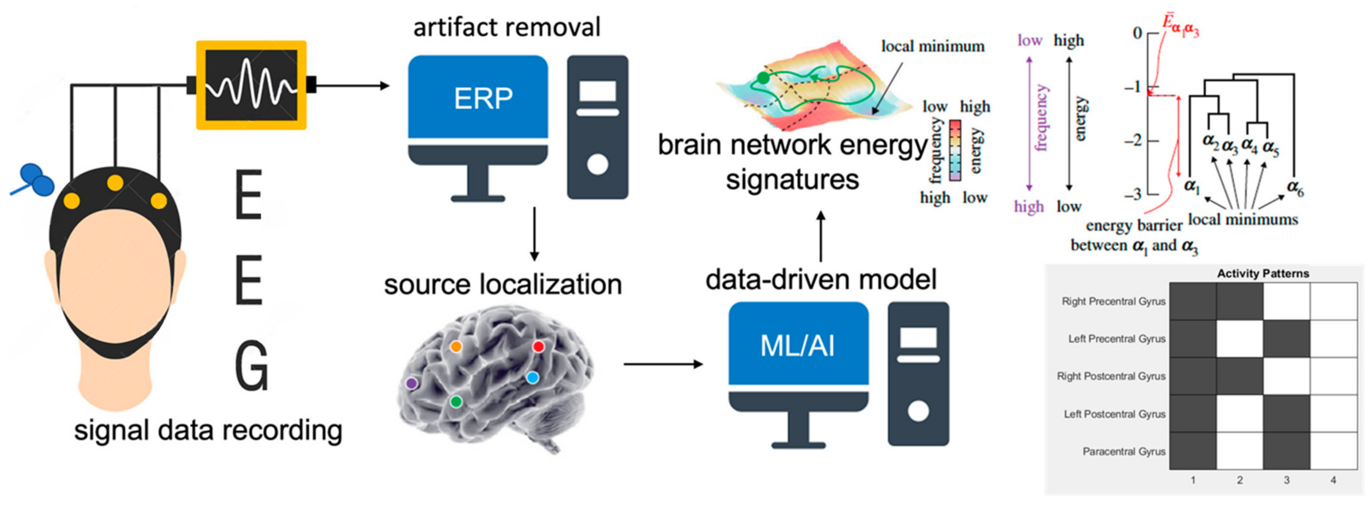 Brain Connectivity Signature Extractions from TMS Invoked EEGs