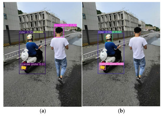 Fast Helmet and License Plate Detection Based on Lightweight YOLOv5