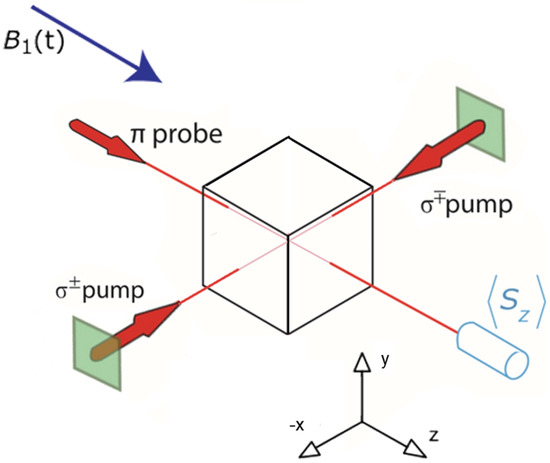 Combined Polarization/Magnetic Modulation of a Transverse NMR Gyroscope