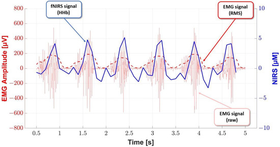 Relationship between EMG and fNIRS during Dynamic Movements