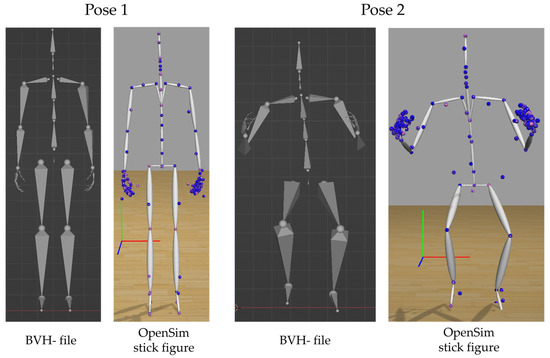 Method for Using IMU-Based Experimental Motion Data in BVH Format for Musculoskeletal ...