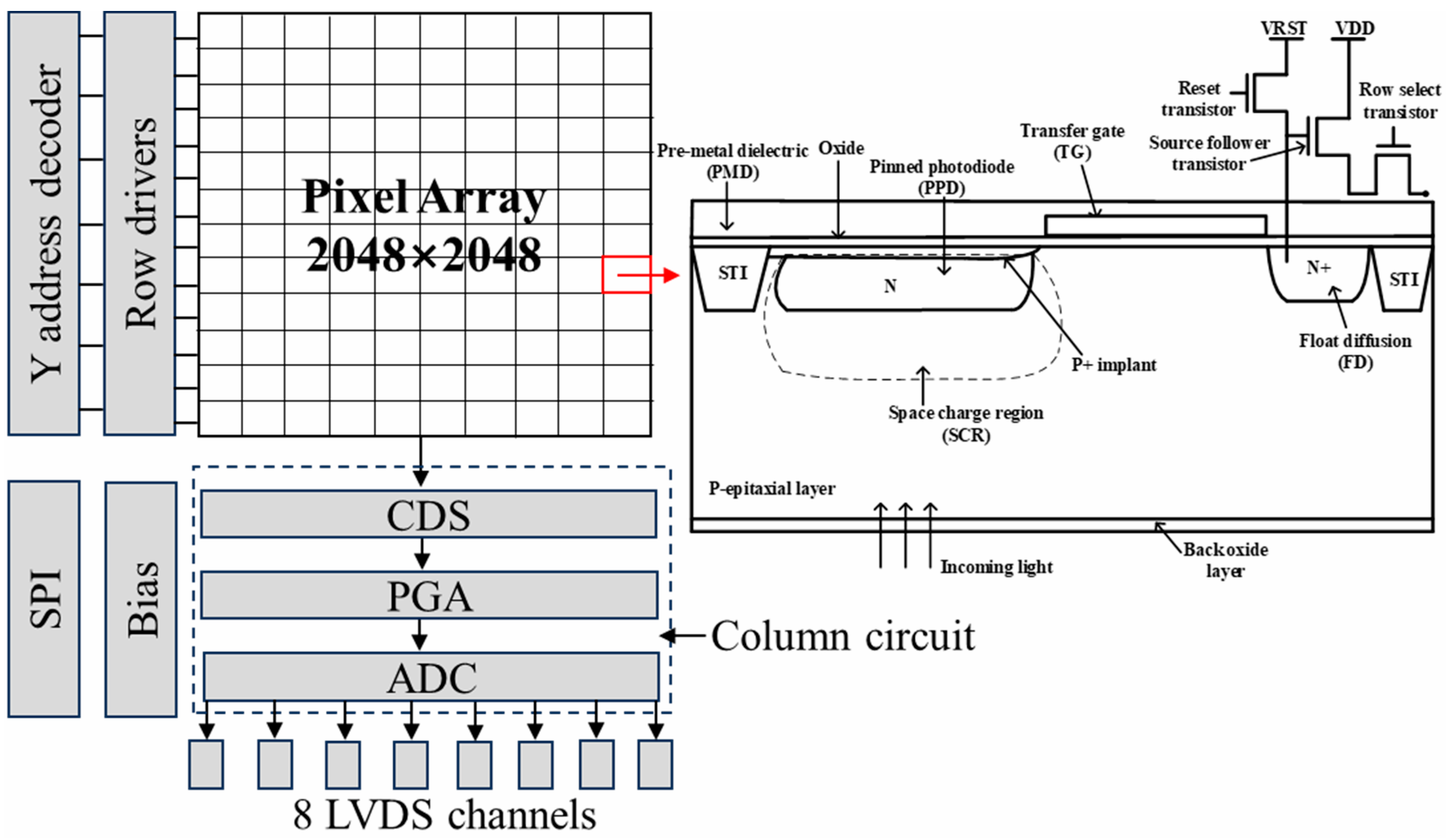 Effects of Hot Pixels on Pixel Performance on Backside Illuminated ...