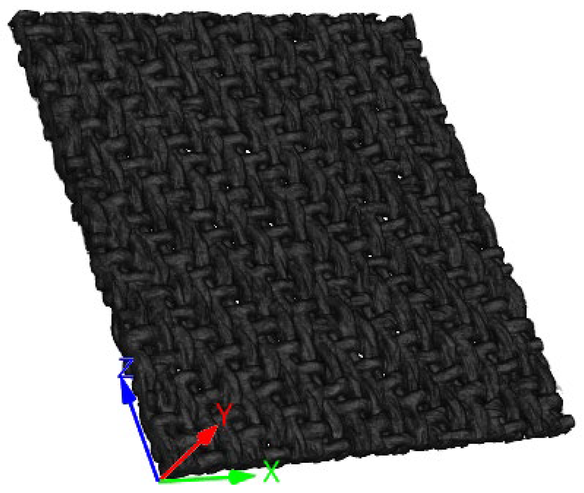 Extraction of the Microstructure of Wool Fabrics Based on Structure Tensor