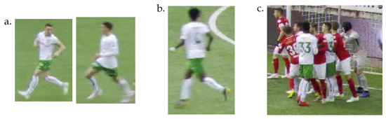 Individual Locating of Soccer Players from a Single Moving View