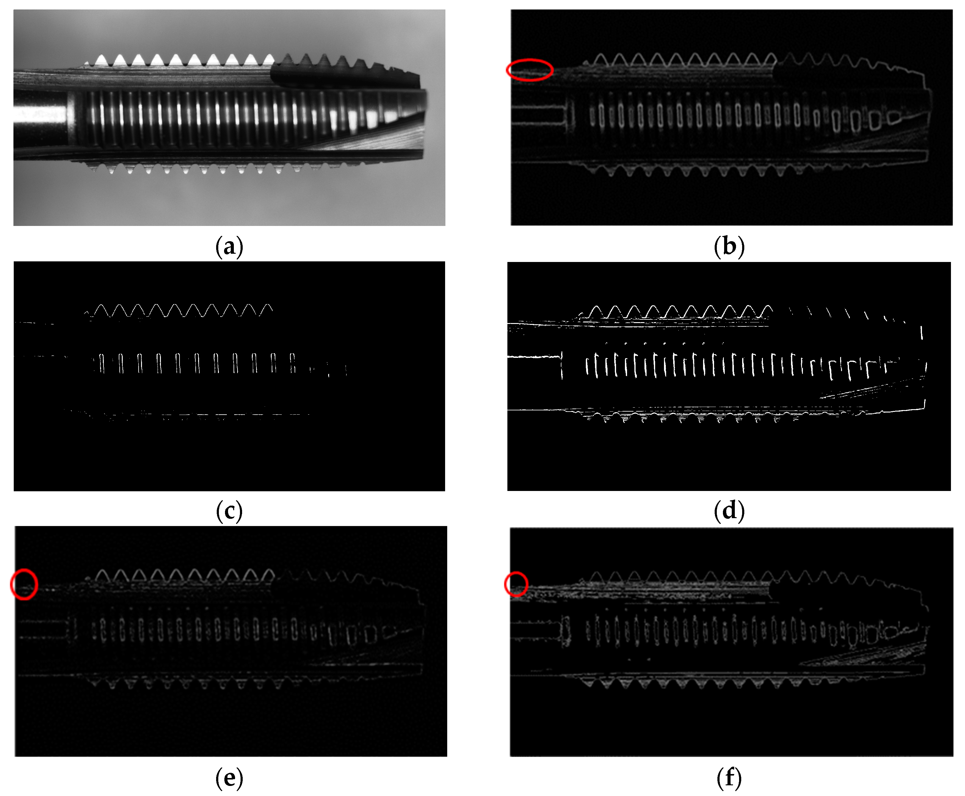 Intelligent Tapping Machine: Tap Geometry Inspection