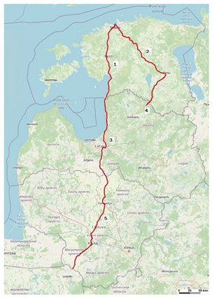 Cost-Efficient Network Planning for the Cross-Border Baltic Corridor—A ...