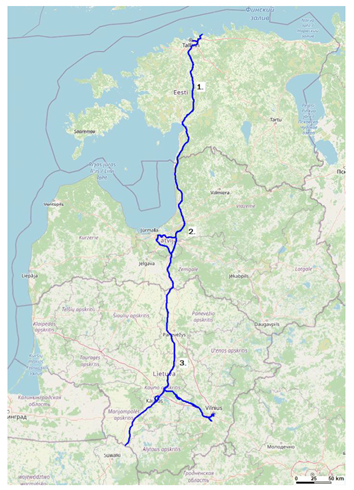Cost-Efficient Network Planning for the Cross-Border Baltic Corridor—A ...