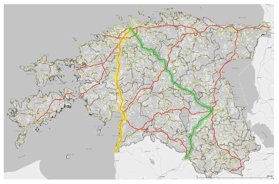 Cost-Efficient Network Planning for the Cross-Border Baltic Corridor—A ...