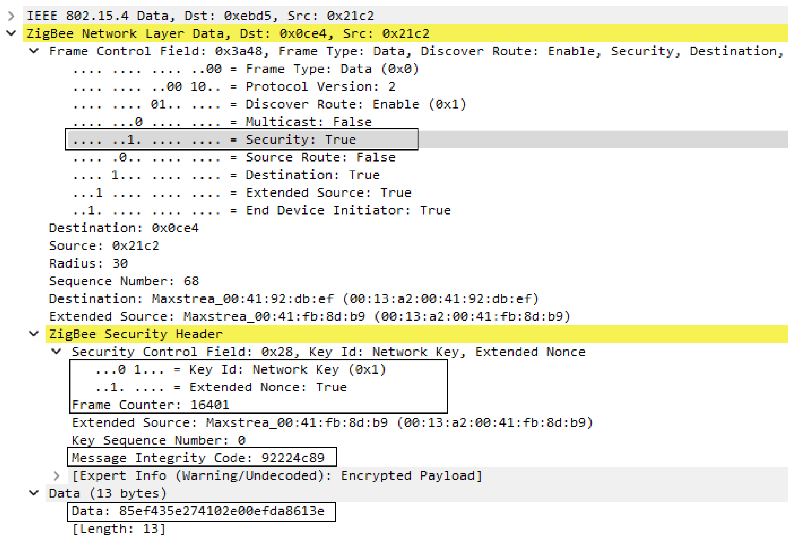 A Comprehensive Analysis: Evaluating Security Characteristics of Xbee ...