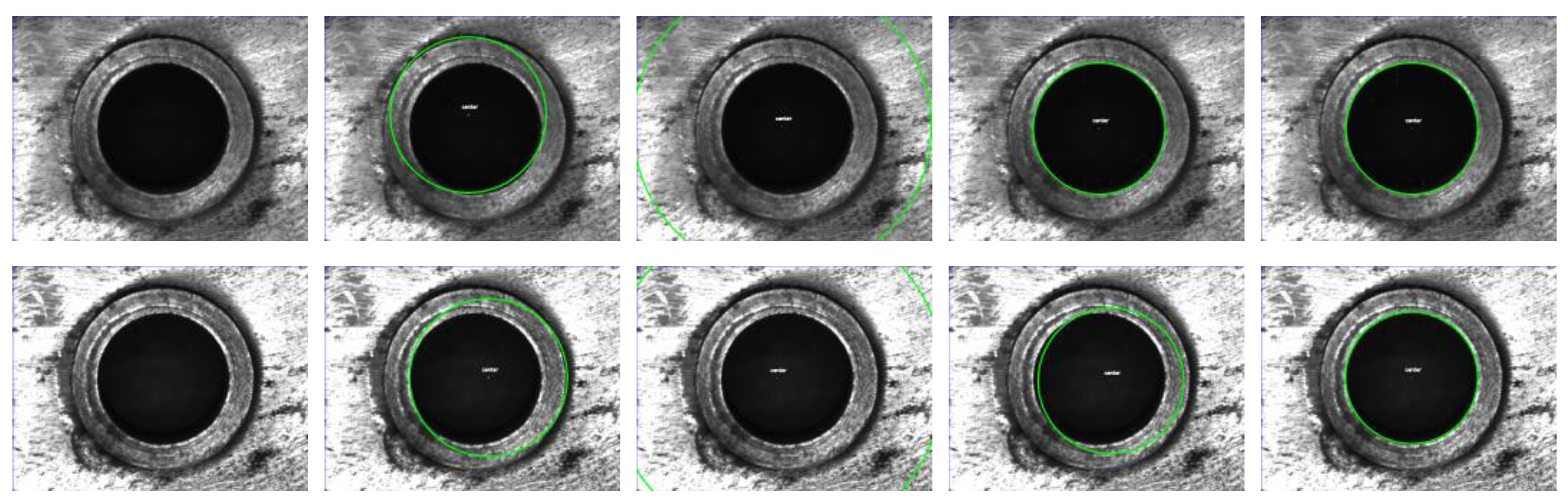 Sensors Free Full Text A Novel Four Step Algorithm For Detecting A Single Circle In Complex