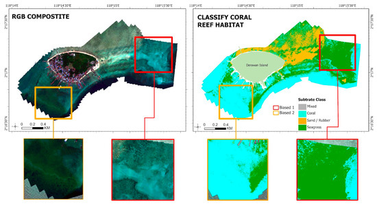 Assessing Derawan Island’s Coral Reefs over Two Decades: A Machine ...