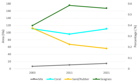 Assessing Derawan Island’s Coral Reefs over Two Decades: A Machine Learning Classification ...