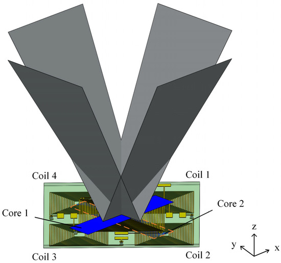 Three-Axis Vector Magnetometer with a Three-Dimensional Flux Concentrator