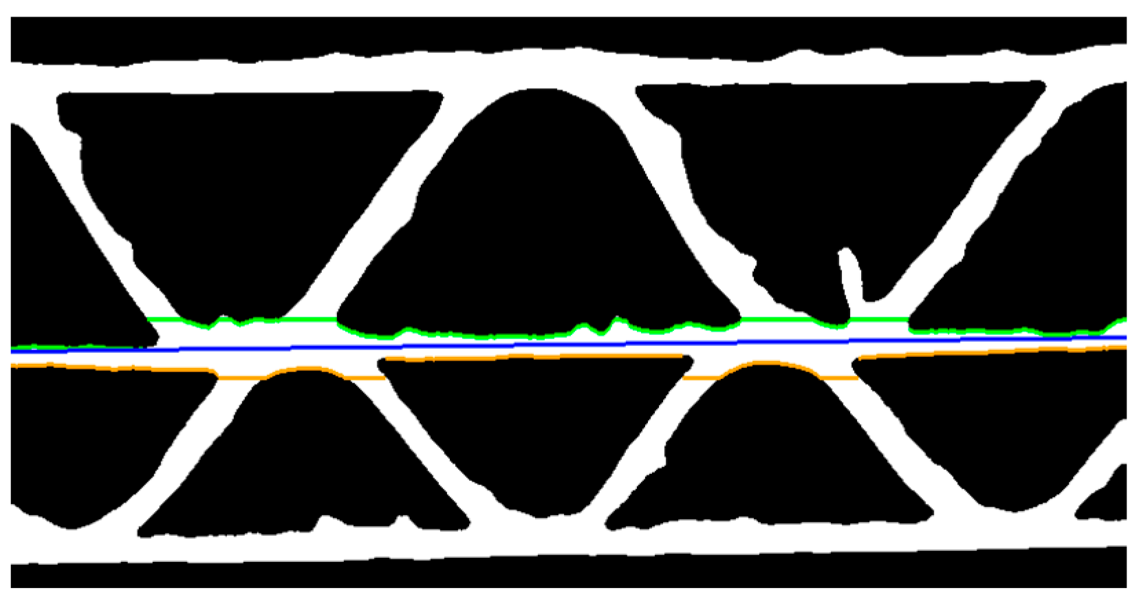 Deciphering Double-Walled Corrugated Board Geometry Using Image Analysis and Genetic Algorithms