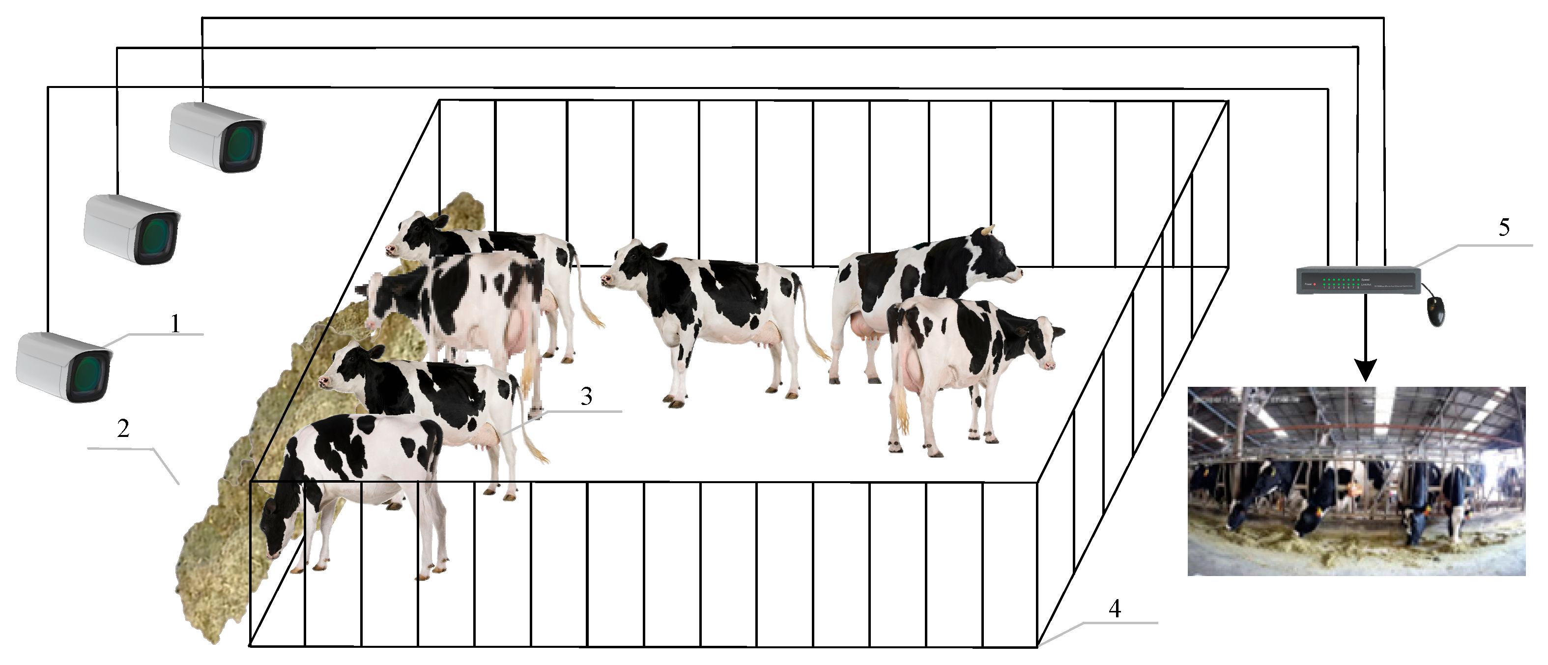 Multi-Target Feeding-Behavior Recognition Method for Cows Based on ...