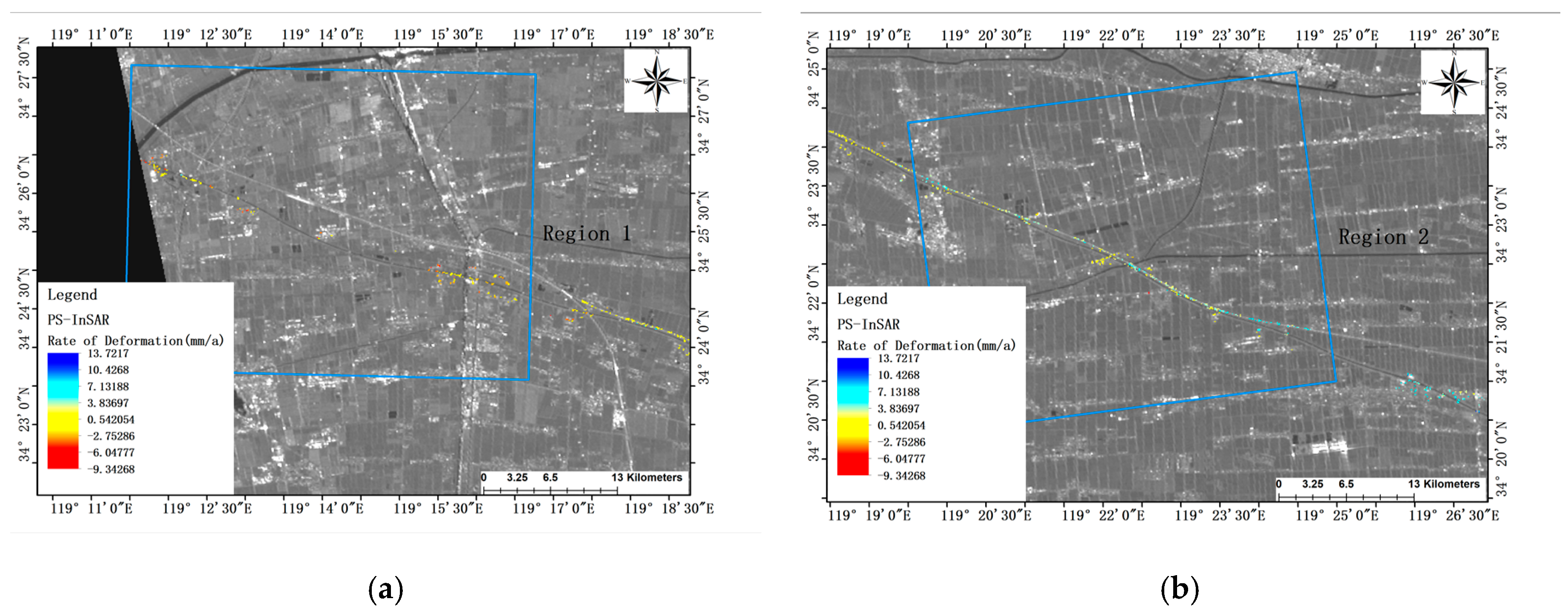 Highway Deformation Monitoring by Multiple InSAR Technology