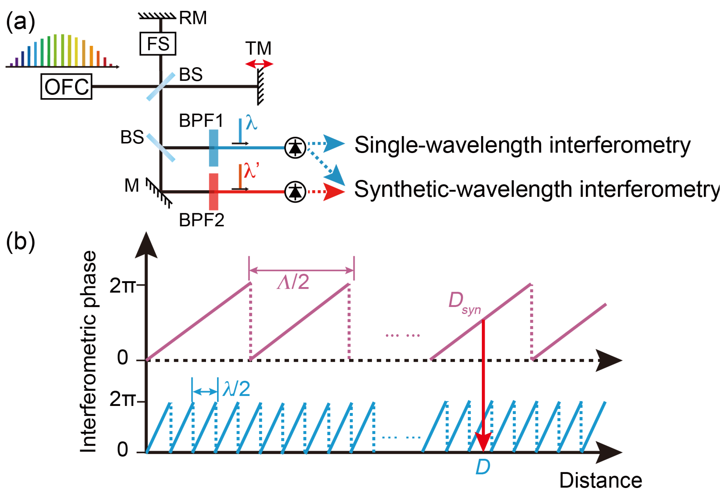 Impact of Cyclic Error on Absolute Distance Measurement Based on Optical Frequency Combs